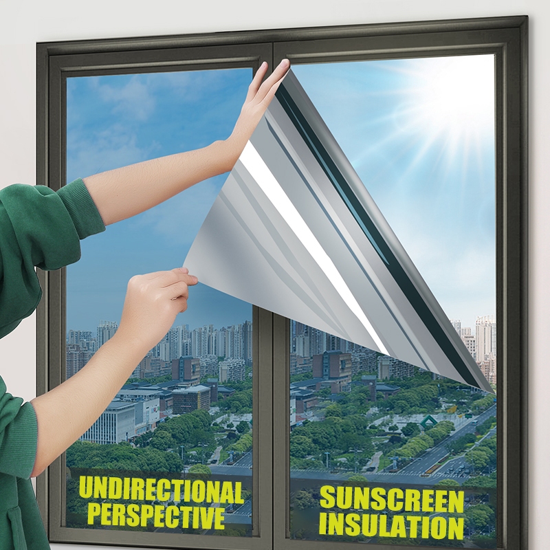 All Black Tint Opaque Glass Sticker Window Film Bedroom Sunscreen ...