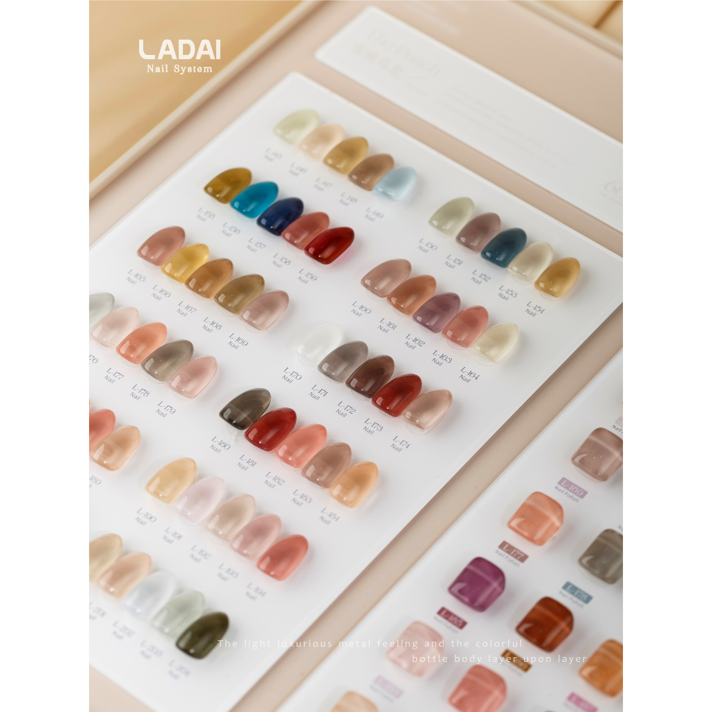 Ladai Jelly Gel Polish set 60 colors | Shopee Philippines