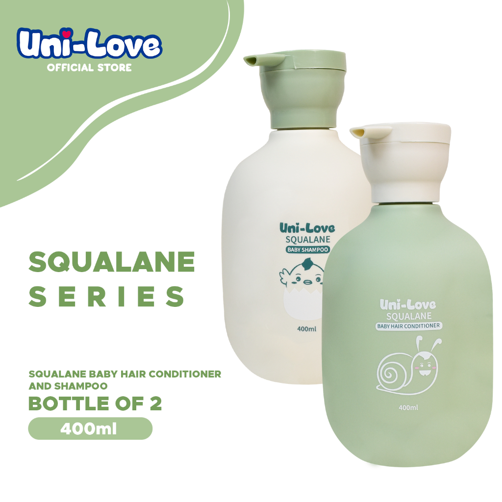 UniLove Squalane Baby Shampoo and Conditioner Combo | Shopee Philippines