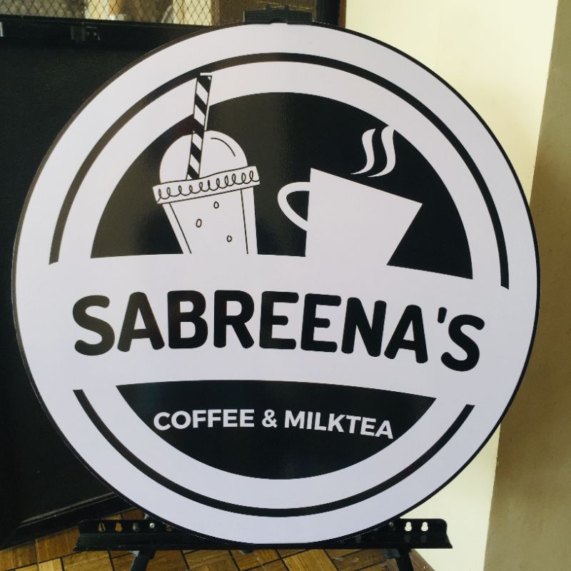 2FT. ROUND LOGO IN SINTRA BOARD LAMINATED | Shopee Philippines