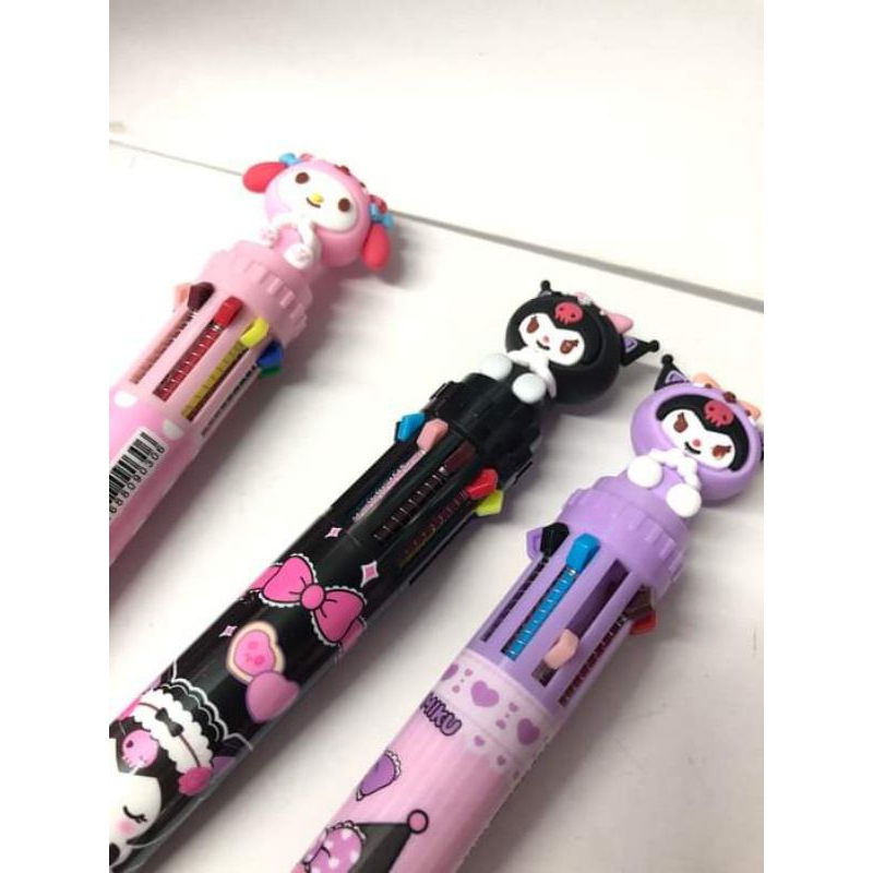 sanrio ten color pen cartoon ballpoint pen instagram girl heart student ...