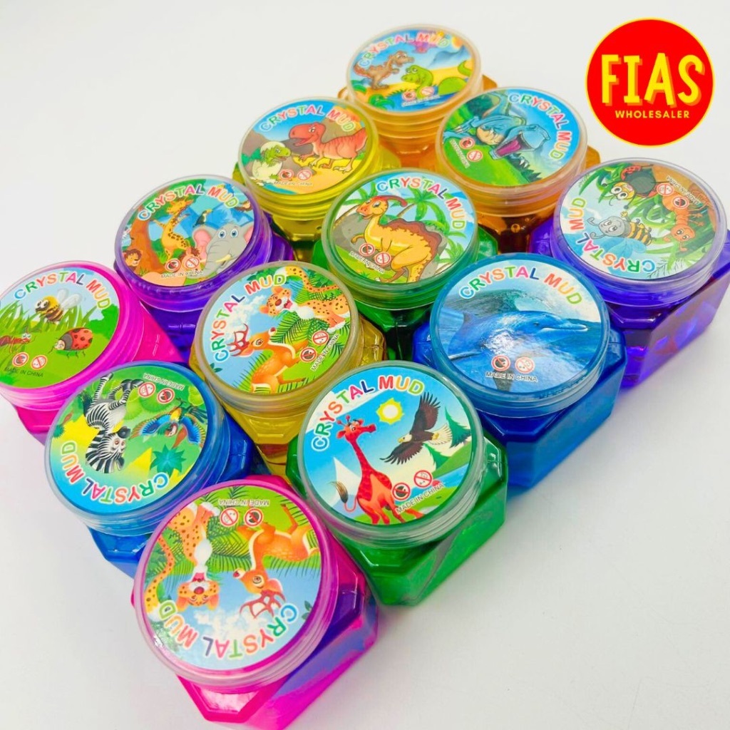 1pcs/Slime Clay Crystal Mud with Character TOY Inside Crystal Slime ...