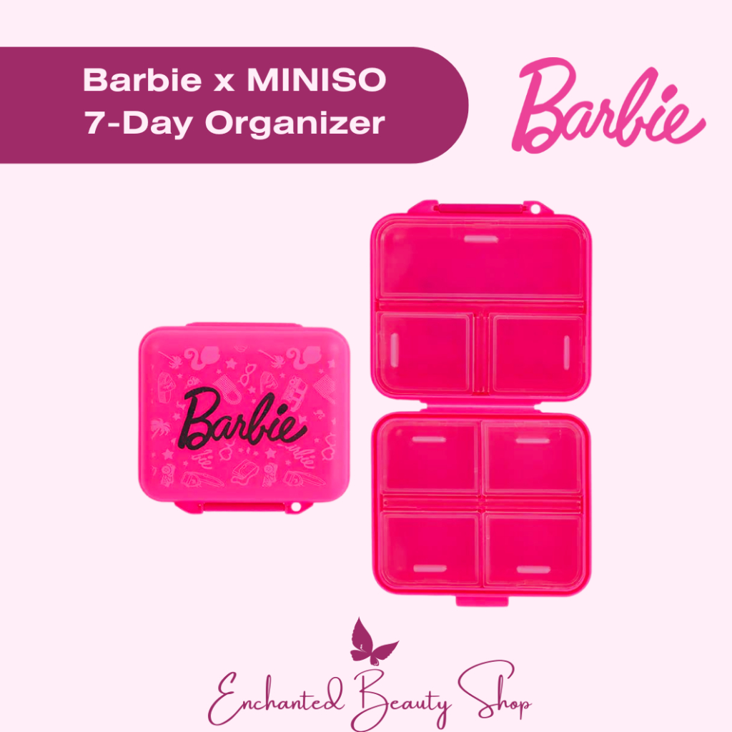 Barbie x MINISO Pink Cute 7-Day Organizer | Shopee Philippines