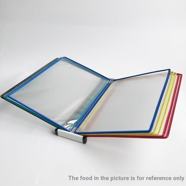 Wall-mounted Flip-Leaf Information Rack A4 Wall-Mounted 5-Leaf Loose ...