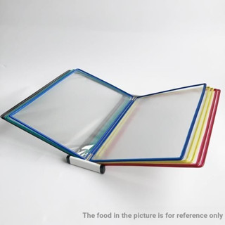 Wall-mounted Flip-Leaf Information Rack A4 Wall-Mounted 5-Leaf Loose ...