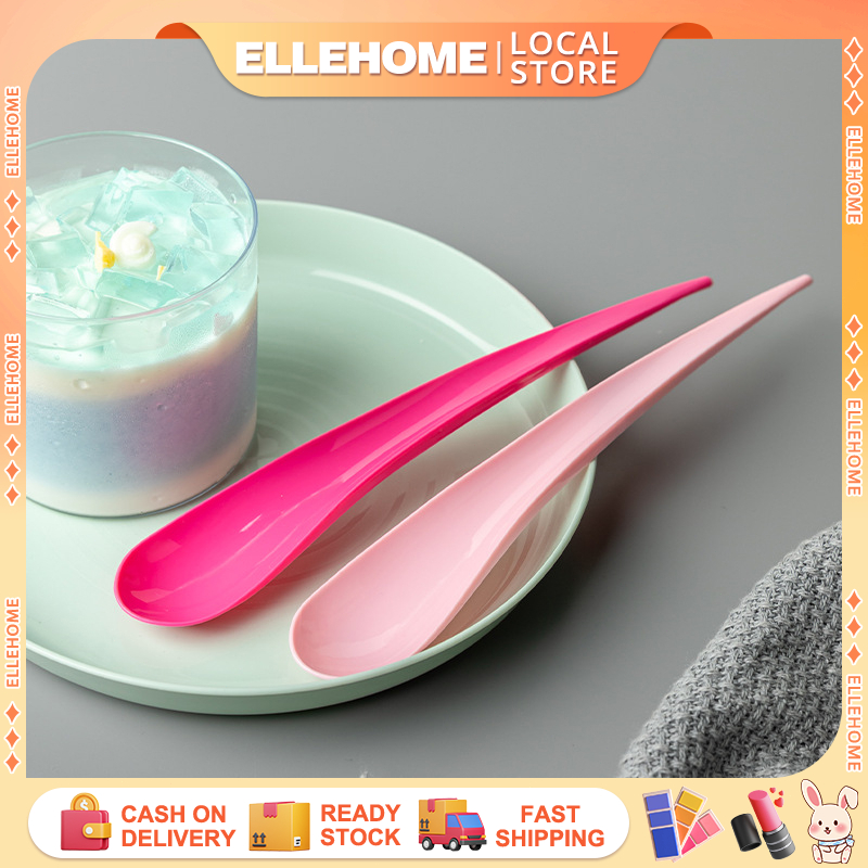 Ice-Cream Scoop Disposable Eco Friendly Colorful Plastic Dessert Spoons ...