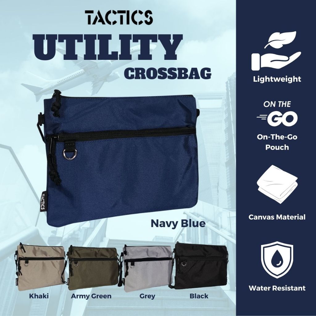 Tactics Bundle B1T1 Utility Crossbody Bag for Men Women Crossbody Bag ...