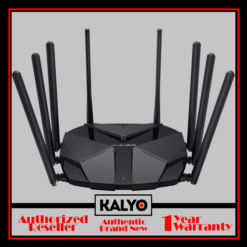 Mercusys MR90X AX6000 8-Stream 2.5G Gigabit Wi-Fi 6 Router | Shopee ...
