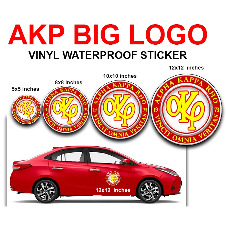 AKP big logo sticker size 5-12 inches | Shopee Philippines