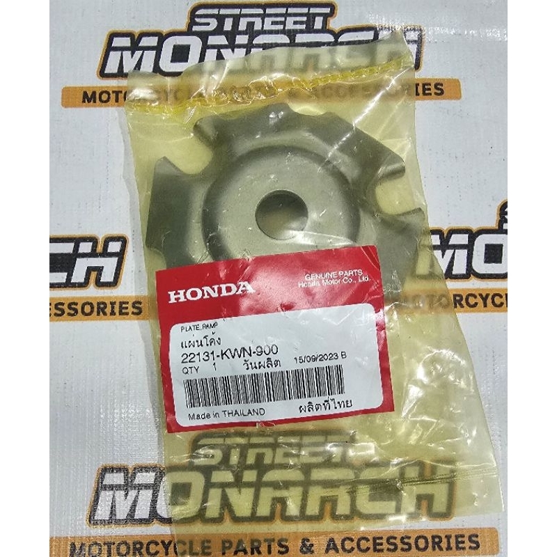 GENUINE BACK PLATE / PLATE RAMP FOR HONDA CLIKC 125 V2 V3 / 150 V2 ...