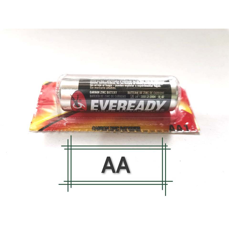 Eveready Battery Black (AA/ AAA/ Size D/ 9volts) | Shopee Philippines