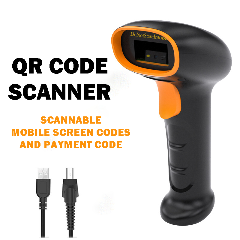 1D Handheld USB Scanning Gun Barcode Auto Scanner Warehouse Inventory ...
