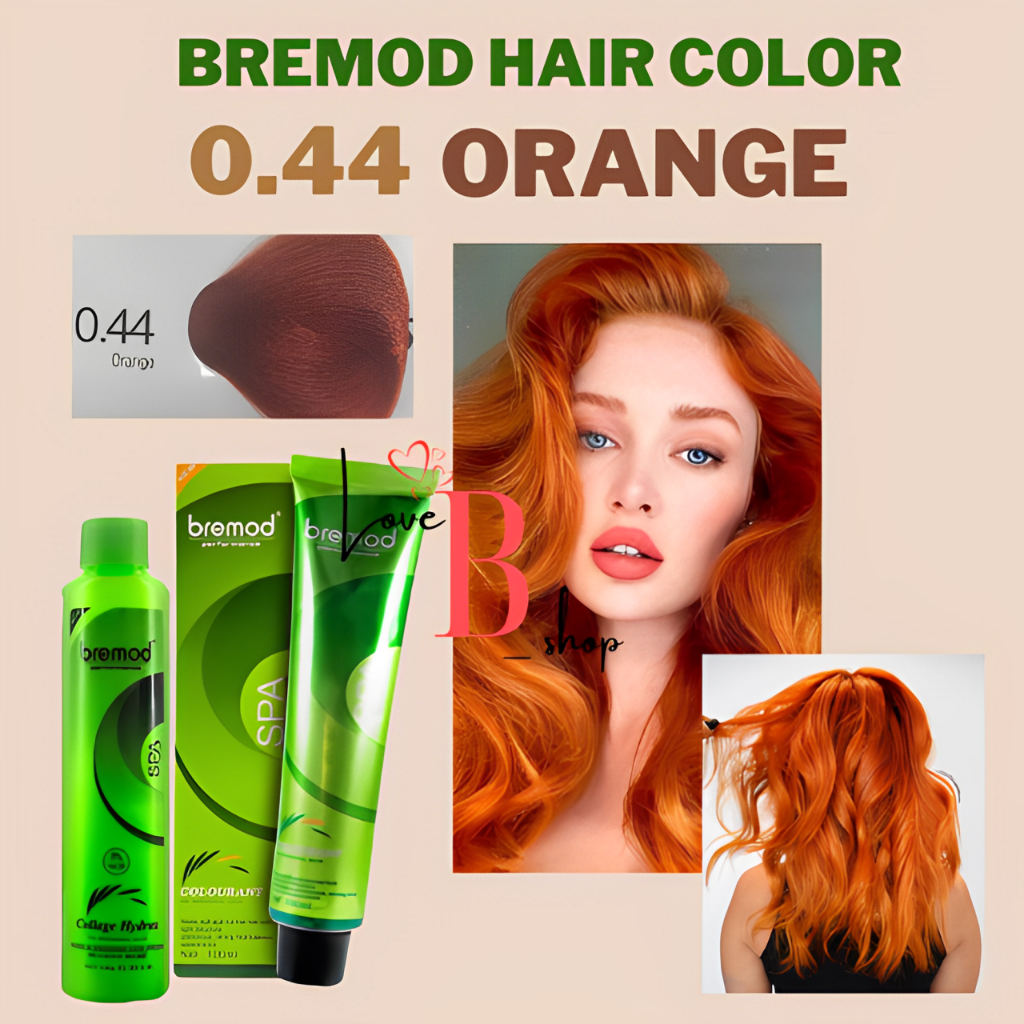 Bremod 0.44 Orange Hair Color Set | Shopee Philippines