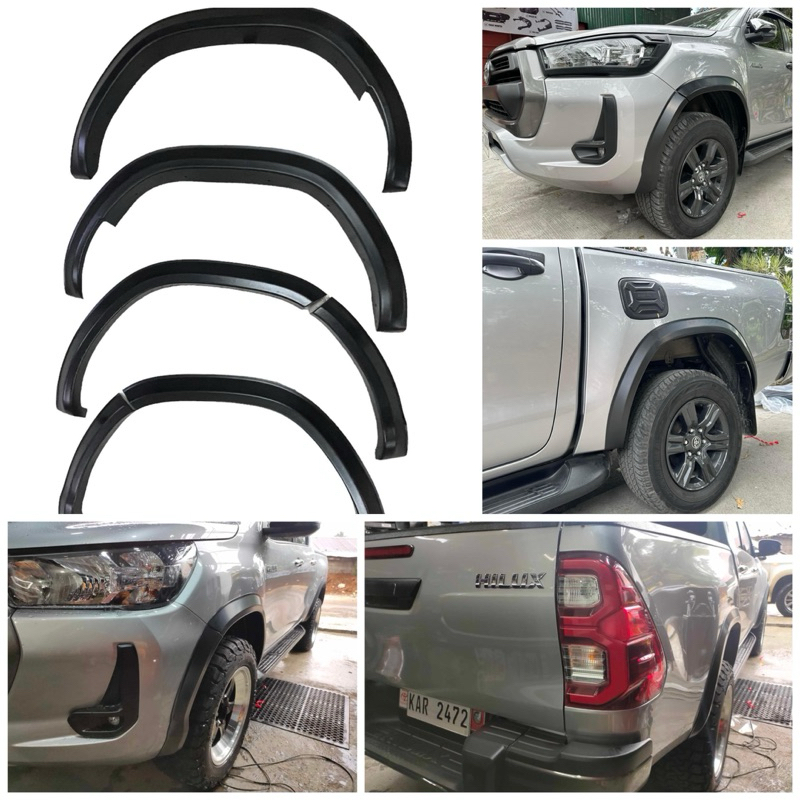 Toyota Hilux Revo Conquest 2016 - 2024 Slim Fender Flare | Shopee ...