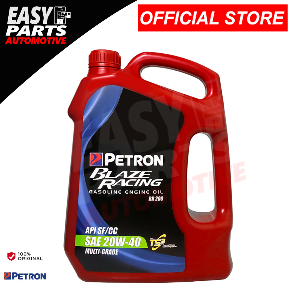 Petron Blaze Racing BR200 Multigrade API SF/CC 20W-40 Gasoline Engine ...