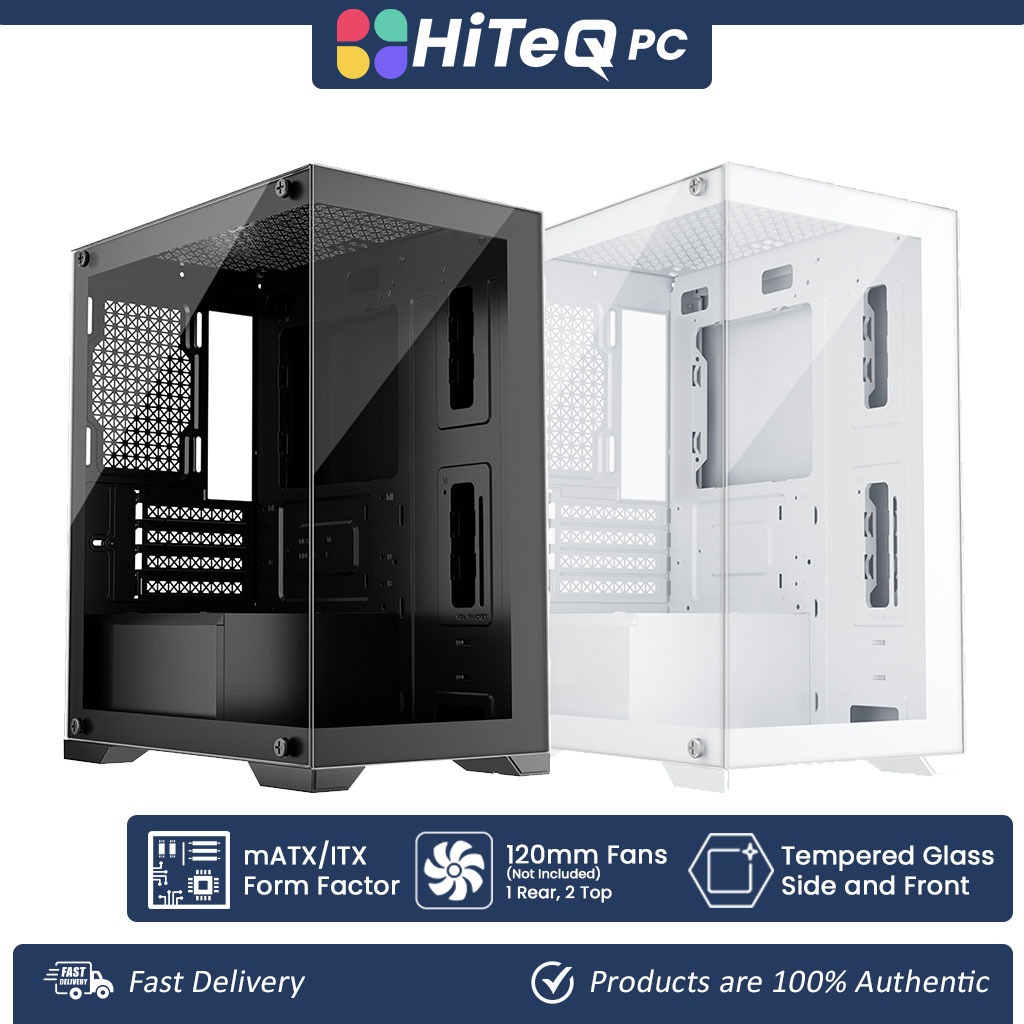 HiteqPC | mATX/ITX Tempered Glass Mid-Tower PC Case - 1stPlayer Miku ...