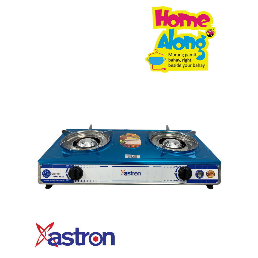 Astron GS-288 Heavy Duty Double Burner Gas Stove Stainless Body ...