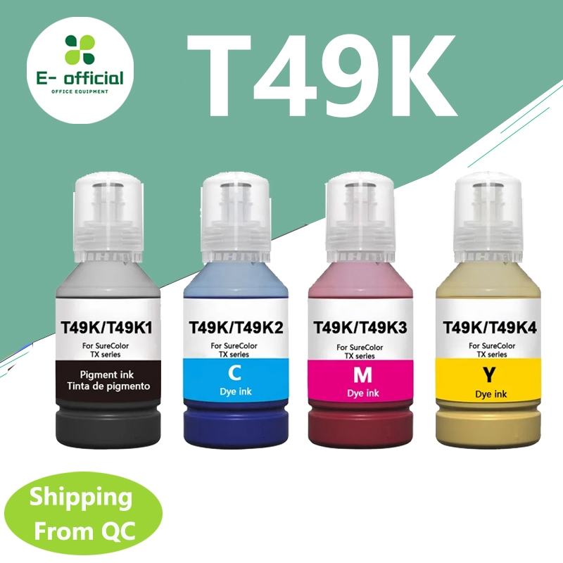 Epson T49K T49K1 T49K2 T49K3 T49K4 Premium Color Bottle Refill Ink for ...