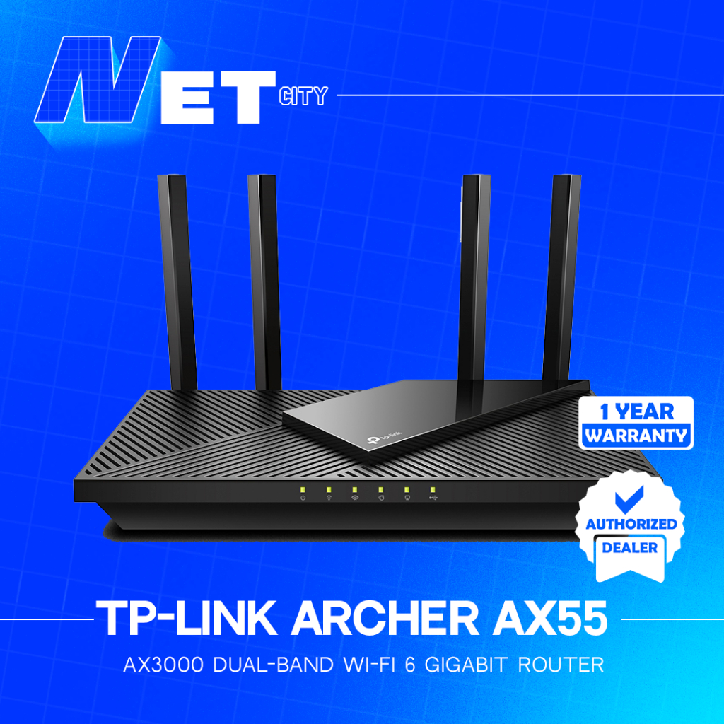 TP-Link Archer AX55 AX3000 Dual Band Gigabit Wi-Fi 6 Router | Shopee ...