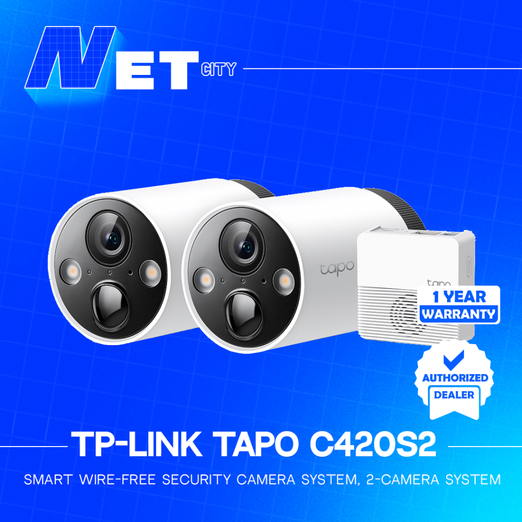 TP-Link Tapo C420S2 (2-Pack) Smart Wire-Free Security CCTV Camera ...