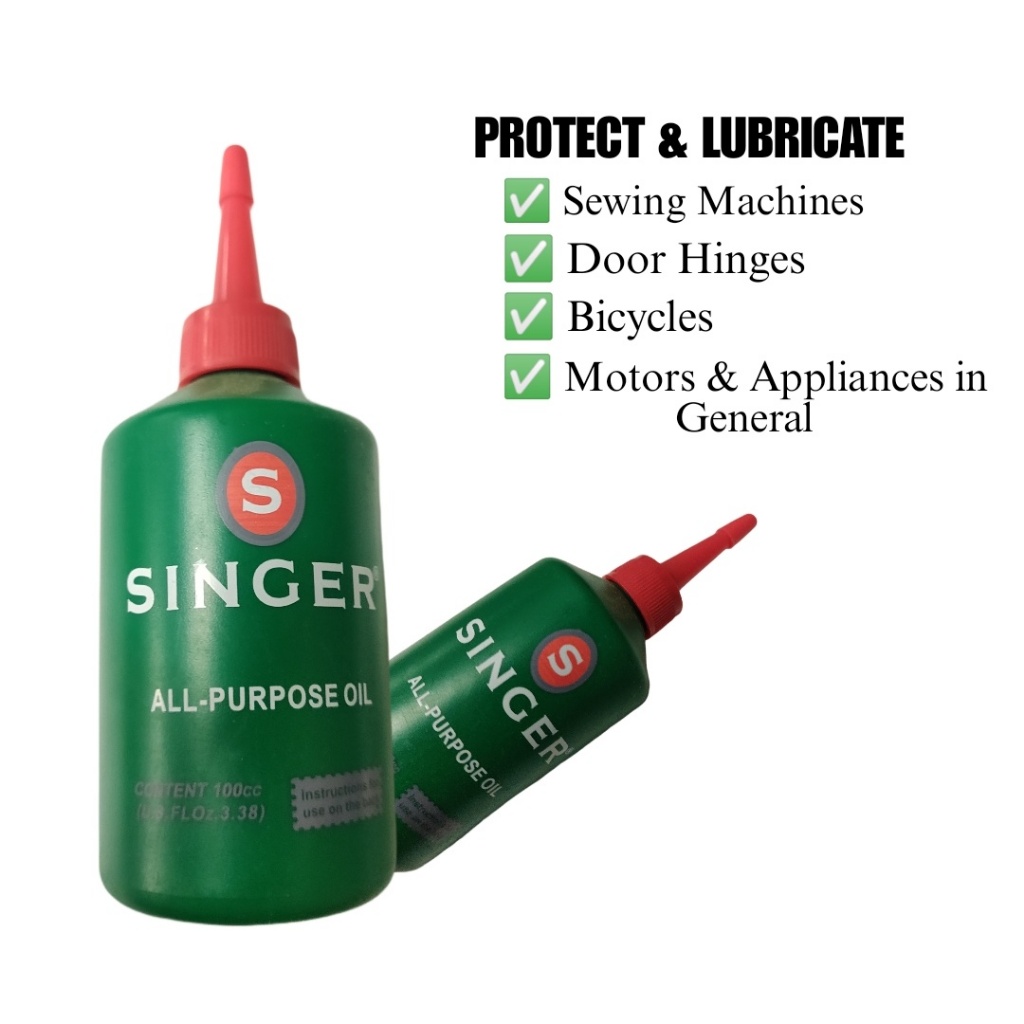 (1PC)100ml SINGER OIL sewing machine oil multi-purpose | Shopee Philippines
