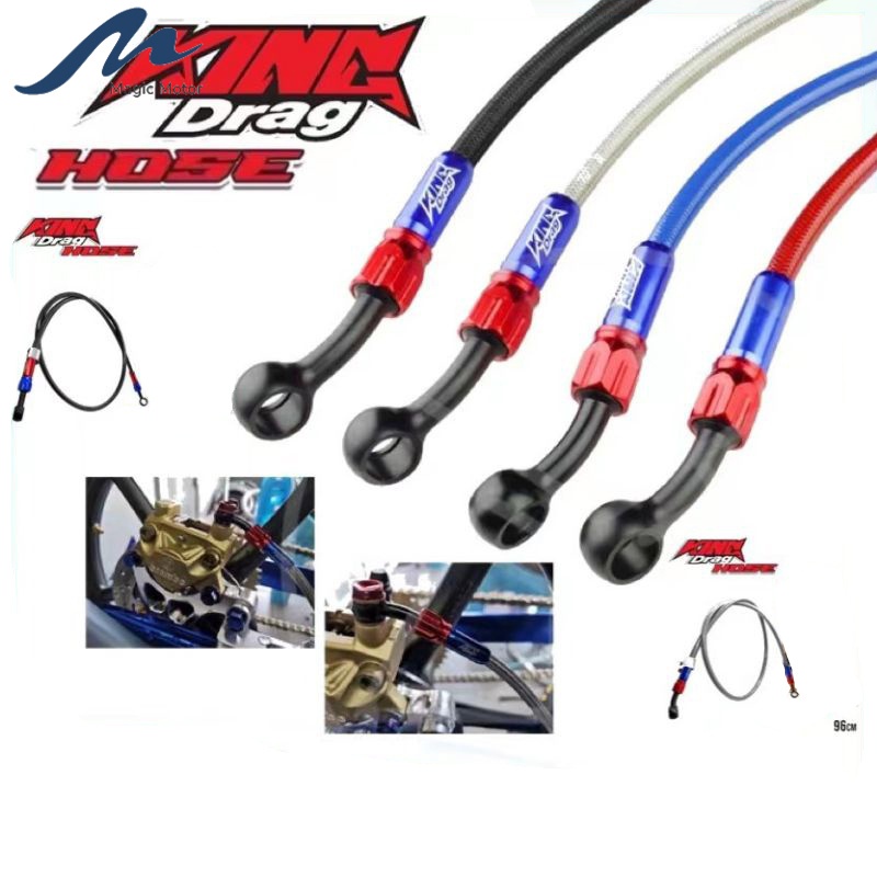 Brake Hose For Motorcycle 56/95cm Brake Hose Motorbike Braided Brake ...