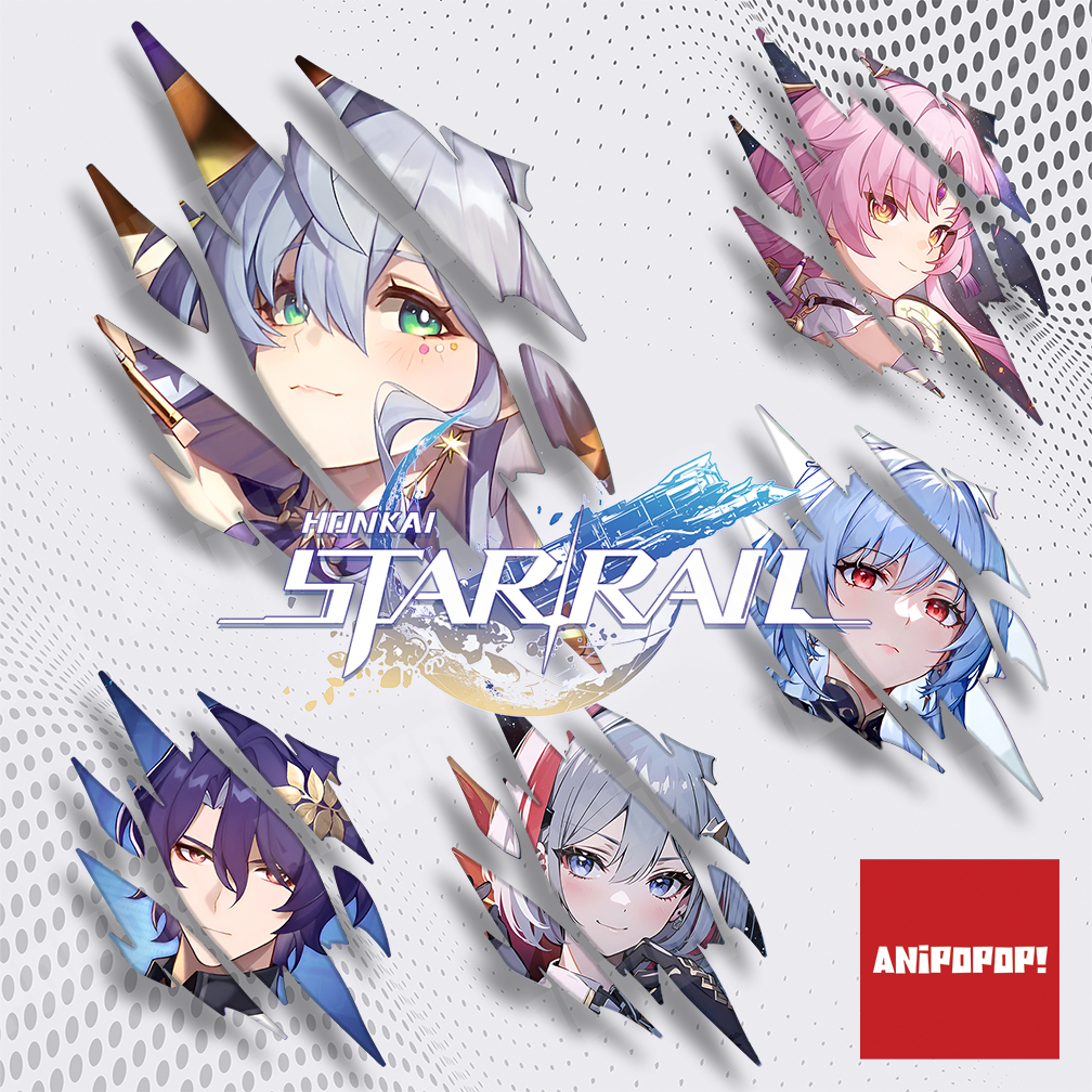 [FREE GIFT!] Honkai Star Rail Set 2 Waterproof Scratch Anime Stickers ...