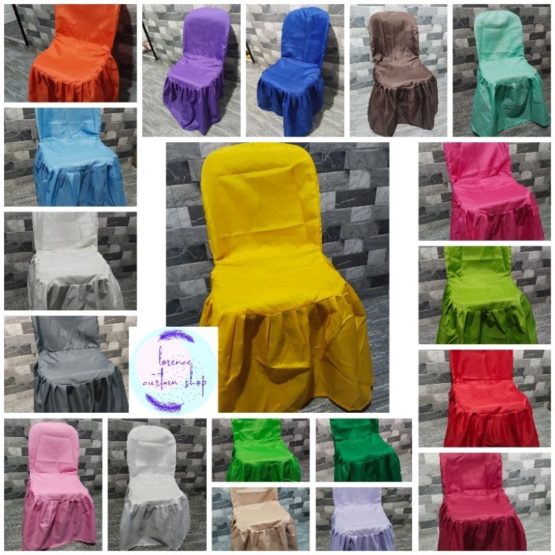 monoblock cover chair cover standard size | Shopee Philippines