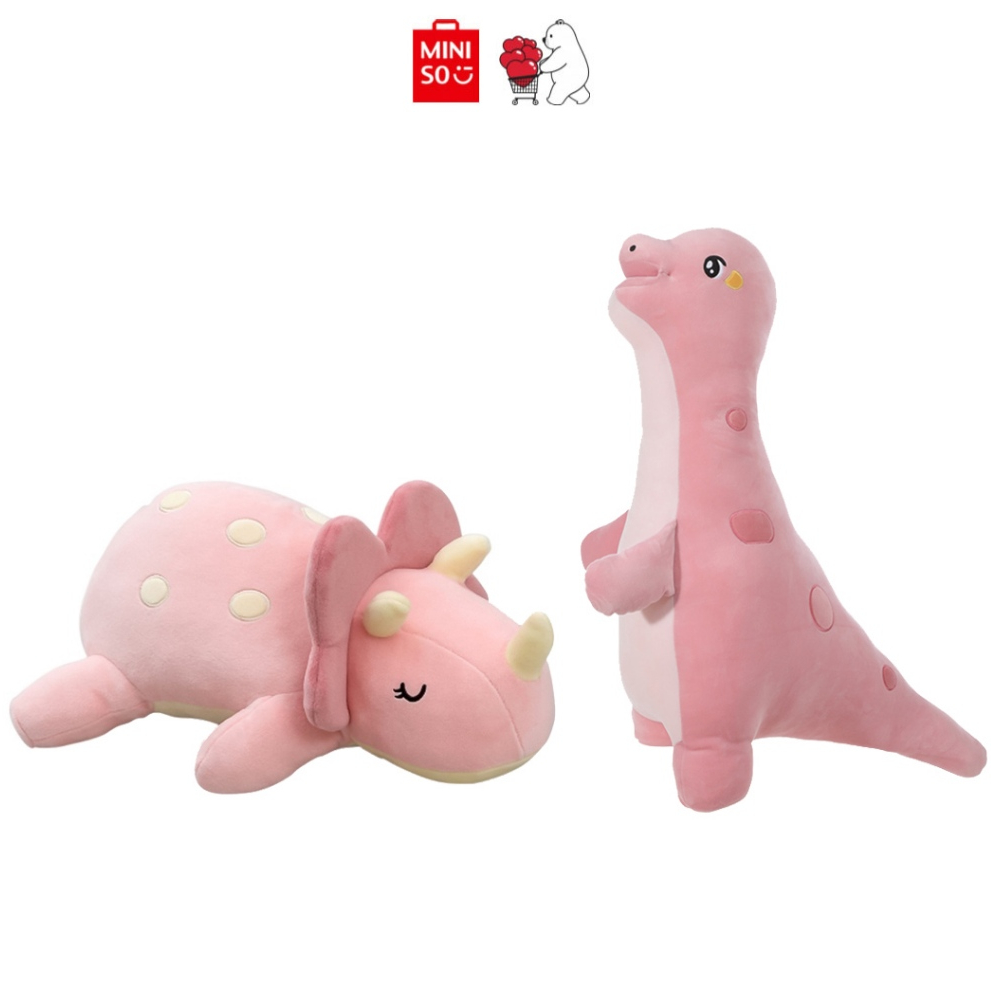 Miniso Plush Toy Triceratops Mamenchisaurus Plush Dinosaur Stuffed toys ...