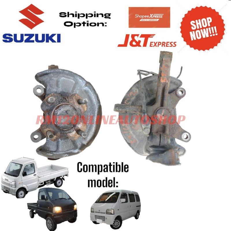 SPINDLE FOR SUZUKI DA52 DA62 DA63 ABS OR NON ABS 4X2 JAPAN SURPLUS ...