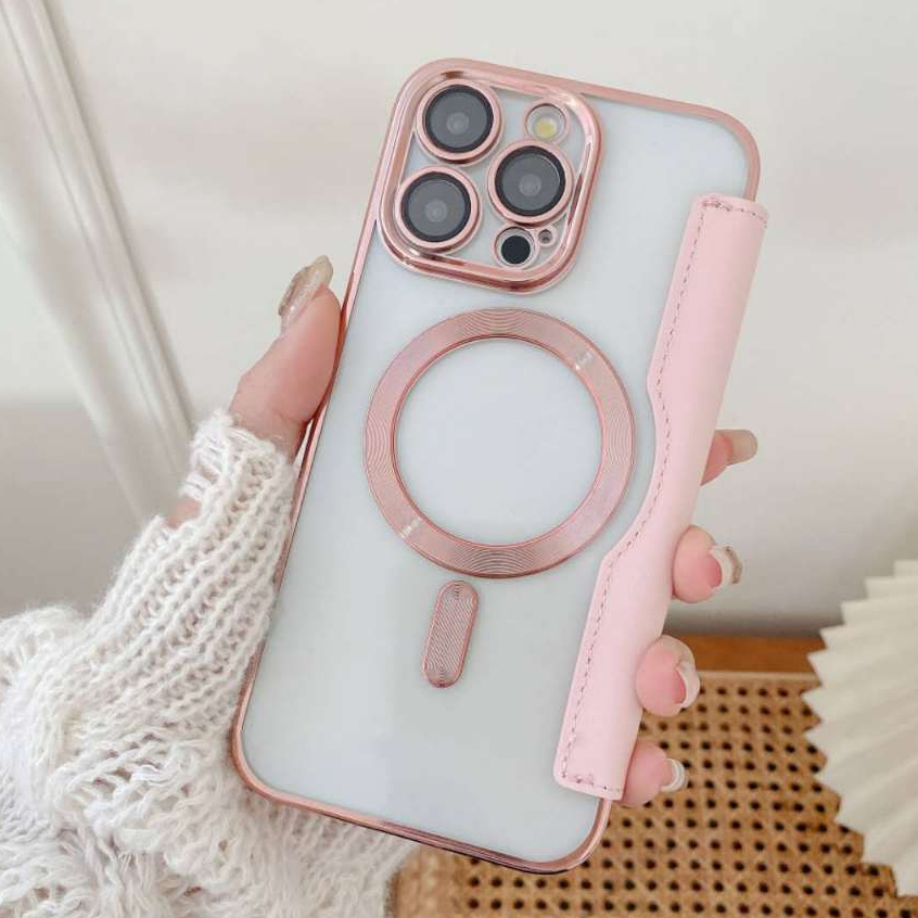 Metal leather magcase IP XR/IP 11/11 PRO/11 PRO MAX/IP12/12 PRO/12 PRO ...