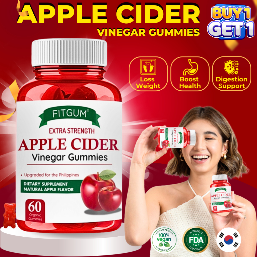 Apple Cider Vinegar Gummies Fitgum Original The Fun And Yummy Way To ...