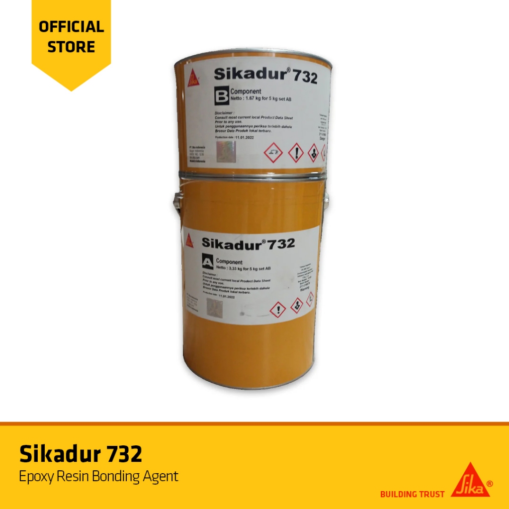 Sika Sikadur 732 RT - Epoxy Resin Bonding Agent Set (AB) | Shopee ...
