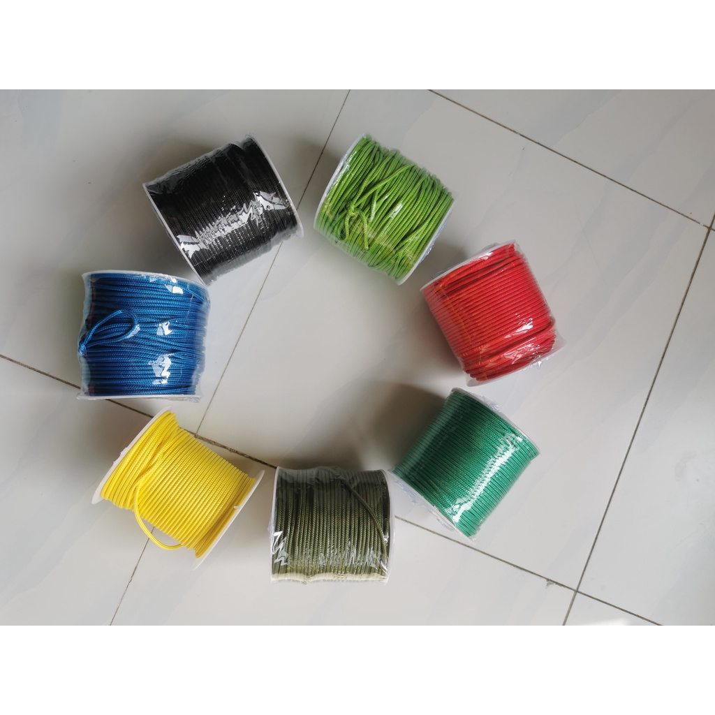 1 meter 2MM White Red Yellow Blue Green Olive Color Spearfishing Line ...