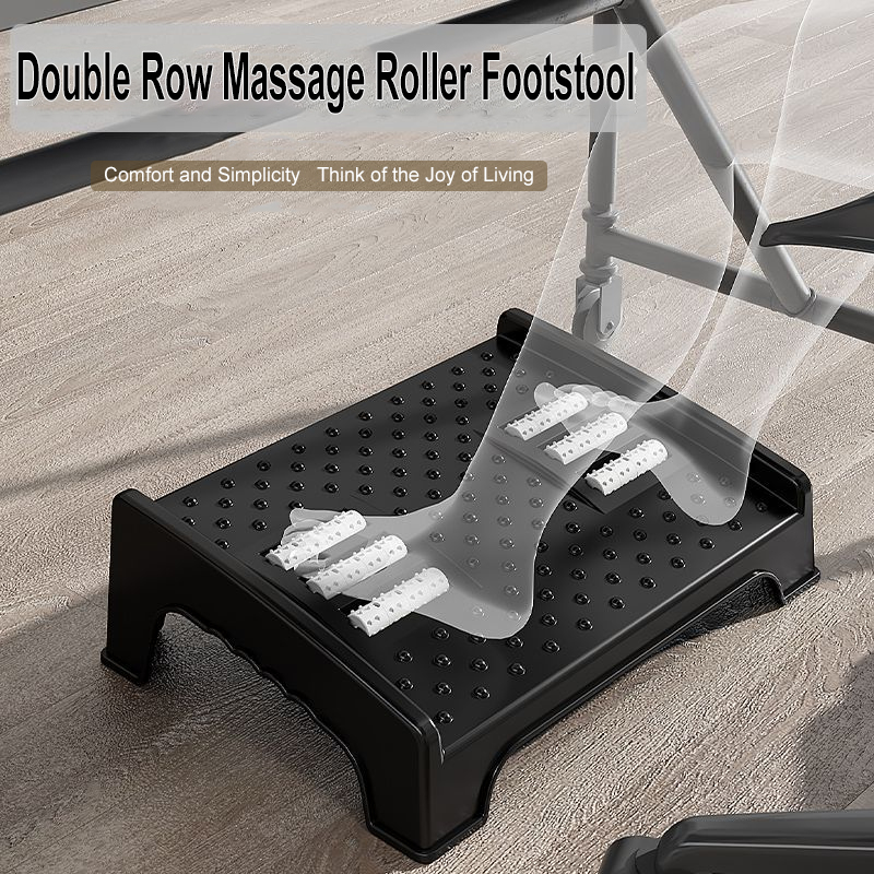 Foot Rest Ergonomic Under Desk Large footstool massage stool office ...
