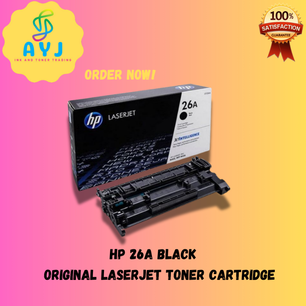 HP 26A Black (CF226A ) LaserJet Toner Cartridge | Shopee Philippines