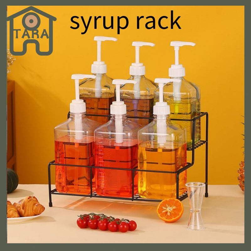 Syrup Organizer Rack Wine Storage Stand Kitchen Organizer Stainless ...
