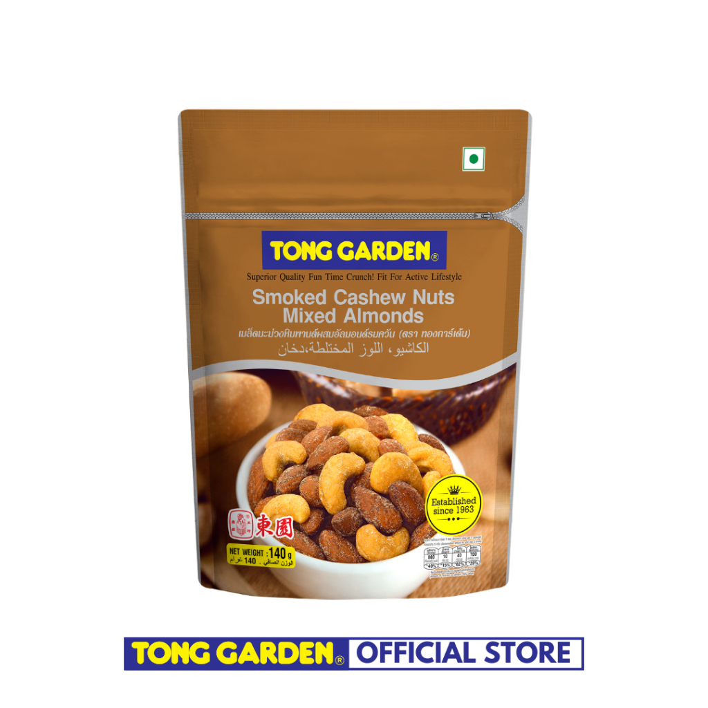 Tong Garden Smoke, Cashew Nuts Mixed Almonds 140g | Shopee Philippines