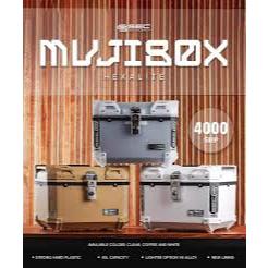 45L SEC Hard Plastic Muji Topbox (black,white, clear, blue, green and ...