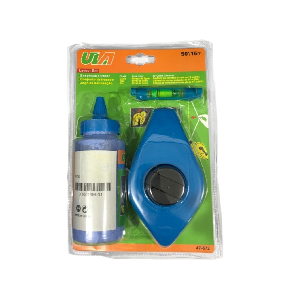 chalk line marker with powder pitik / lever bar chalk line layout set ...
