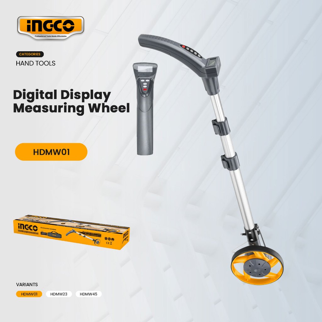 Ingco Digital Display Measuring Wheel With 0.1 Display Resolution ...