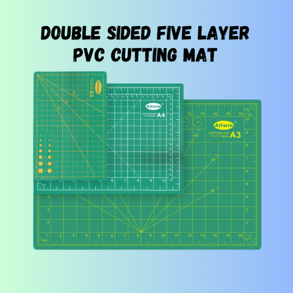 Five Layer PVC Cutting Mat Double Sided for Hand Cutting Tools Self ... Five Layer PVC Cutting Mat Double Sided for Hand Cutting Tools Self ...