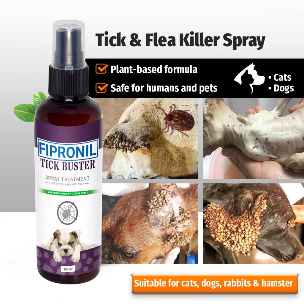 FIPRO-Tick Buster Fipronil Spray Anti Flea And Tick For Dog Garapata ...