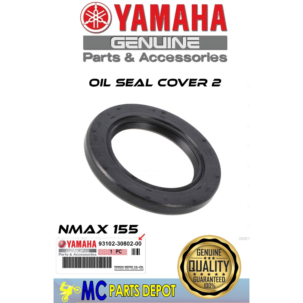 YAMAHA GENUINE OIL SEAL PULLEY SIDE FOR NMAX 155 ( 93102-30802-00 ...