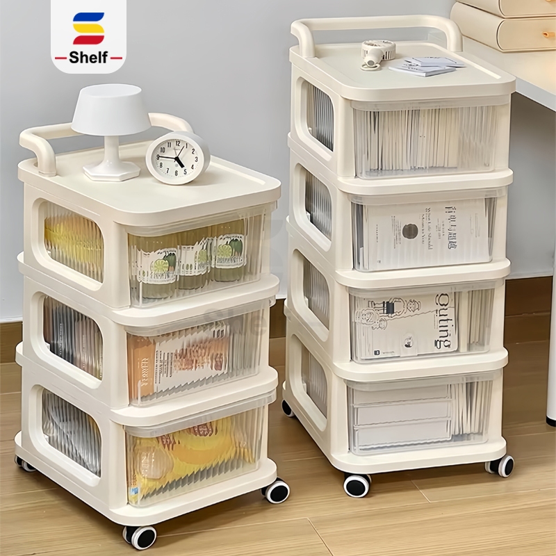 Multi-layer Drawer Trolley Cart Organizer Kitchen Storage Multi-Purpose ...