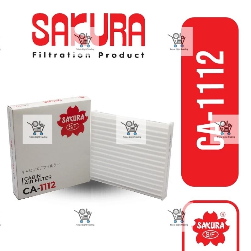 Sakura Cabin Filter CA 1112/ Toyota Vios/ Altis/ Innova/ Camry | Shopee ...