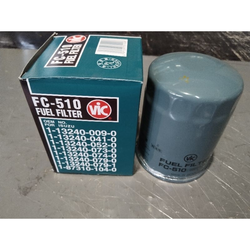 VIC FUEL FILTER FC-510 FORWARD 6BG1/6HE1 | Shopee Philippines
