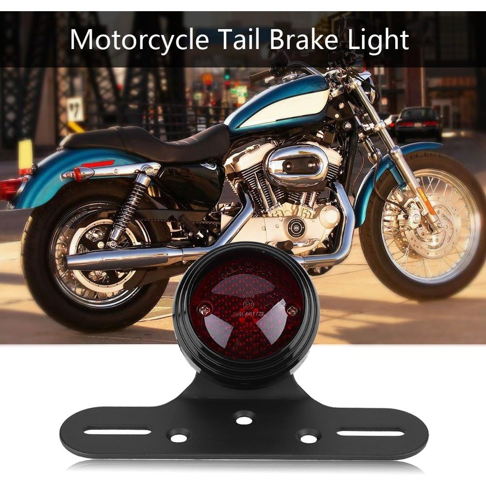 12V Universal Motorcycle Tail Light Brake Light Night Running Safety ...