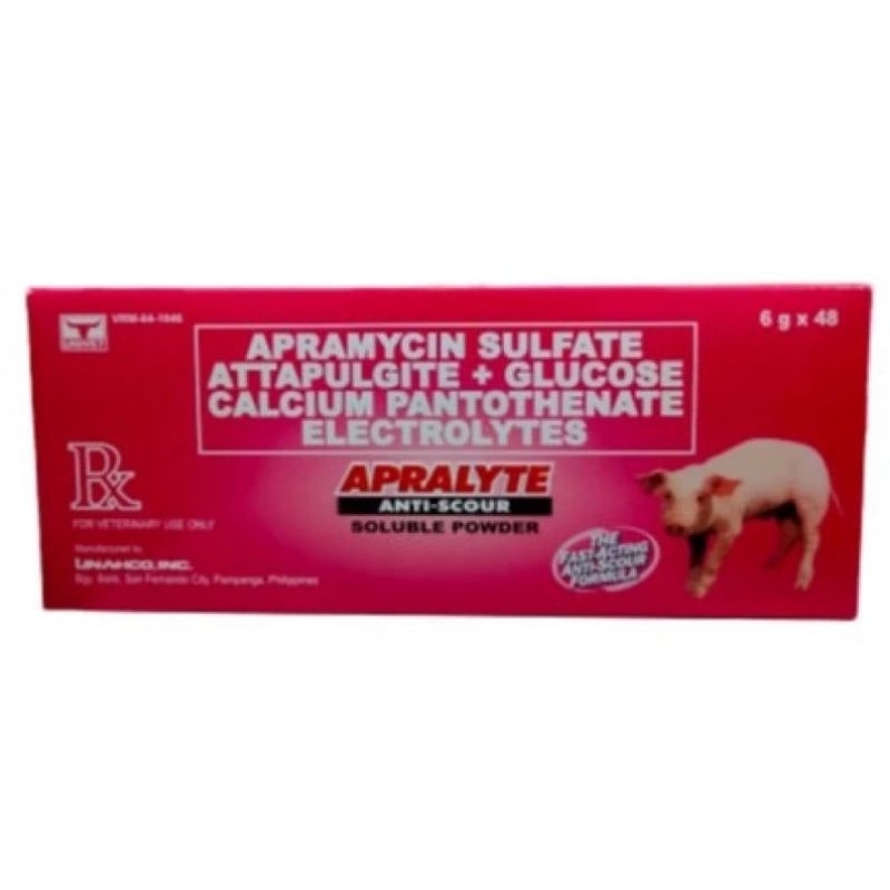Apralyte 6g_anti scour powder(for veterinary use only) | Shopee Philippines