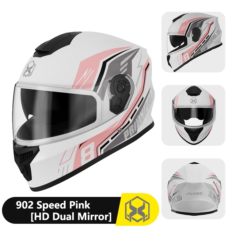 AKA 902 full face motorcycle helmet with fashionable and sporty style ...